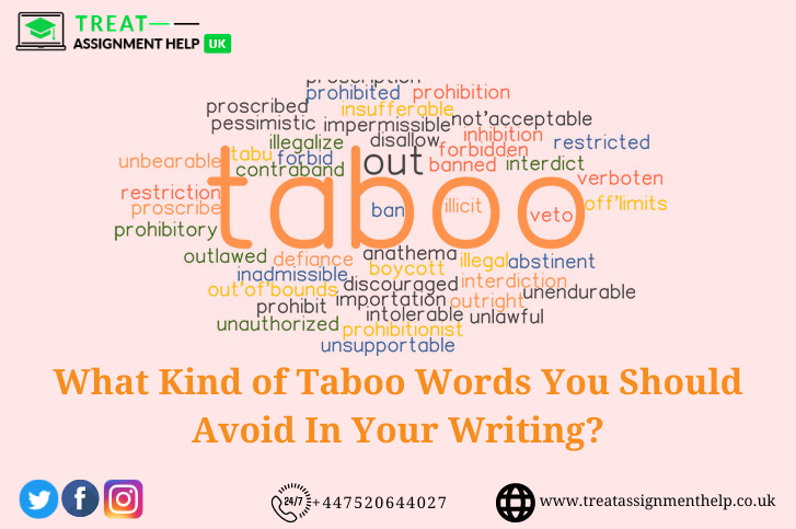 What Kind of Taboo Words You Should Avoid In Your Writing? | Treat ...